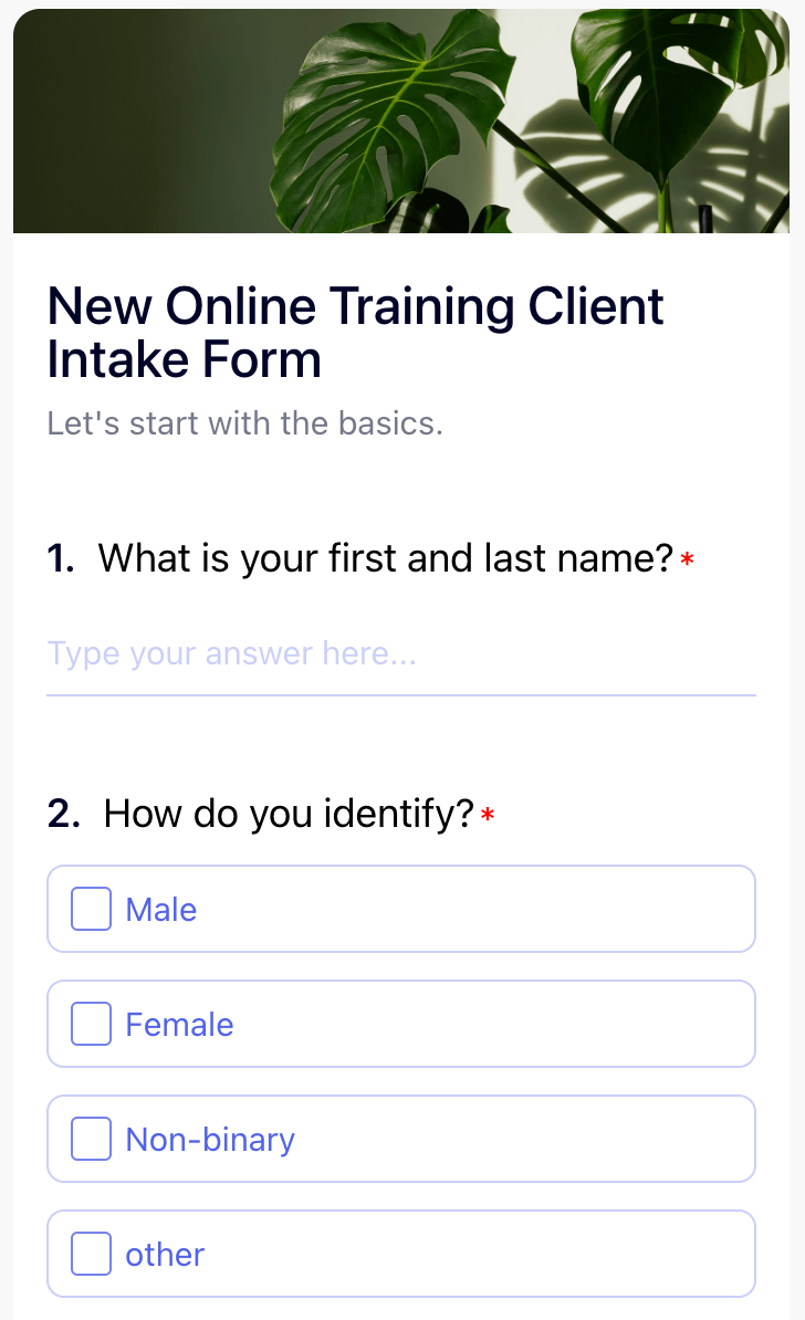 Free Online Form Builder | Airform