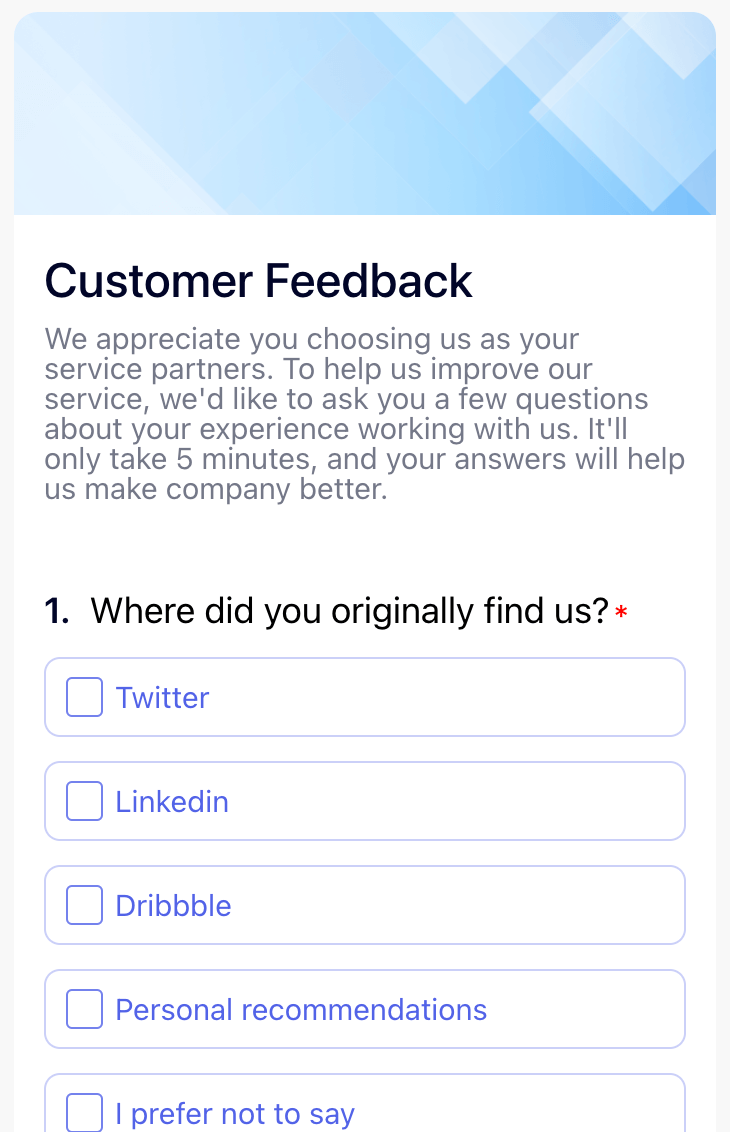 Free Online Form Builder | Airform